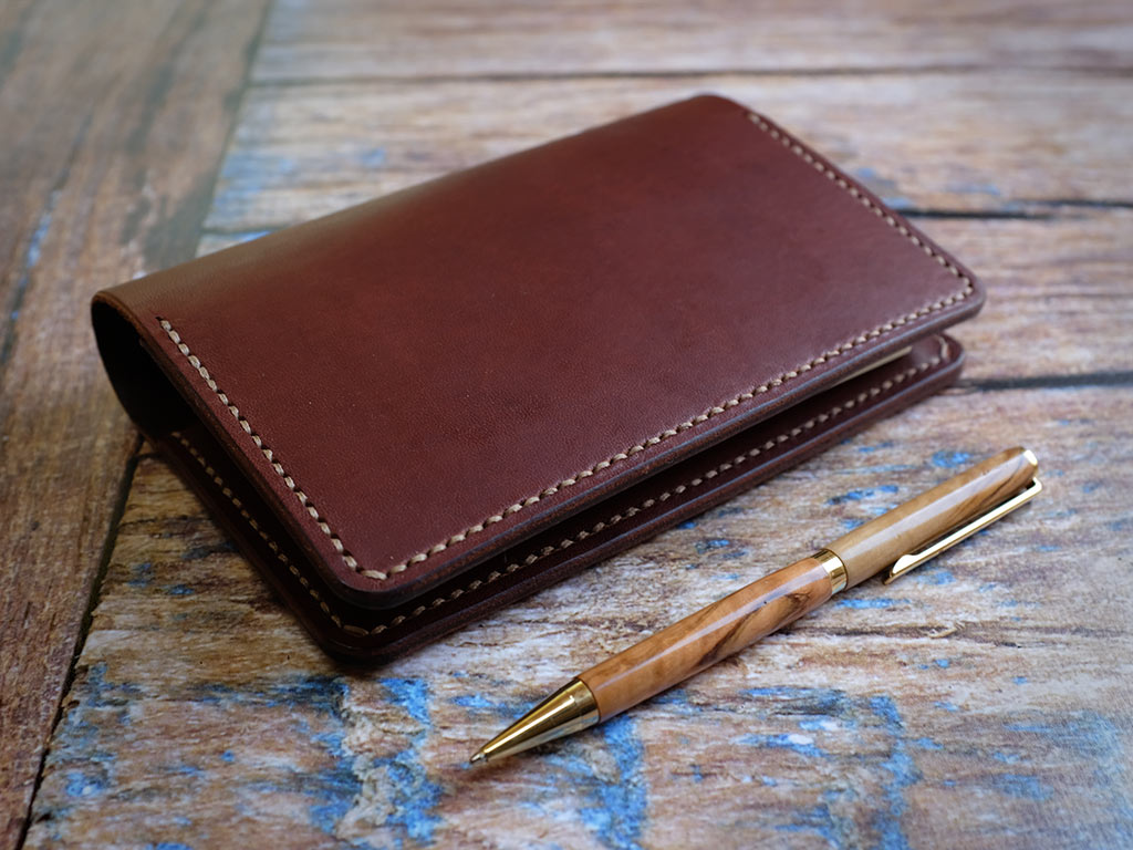 Italian Leather Notebook Cover A6 - Brown – Hide & Home
